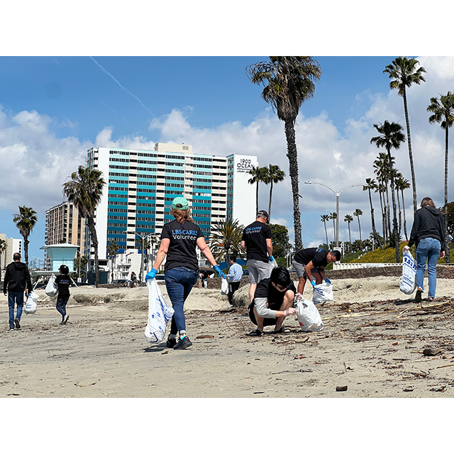 LBS Financial Volunteers Clean Up Long Beach Coastline - LBS Financial
