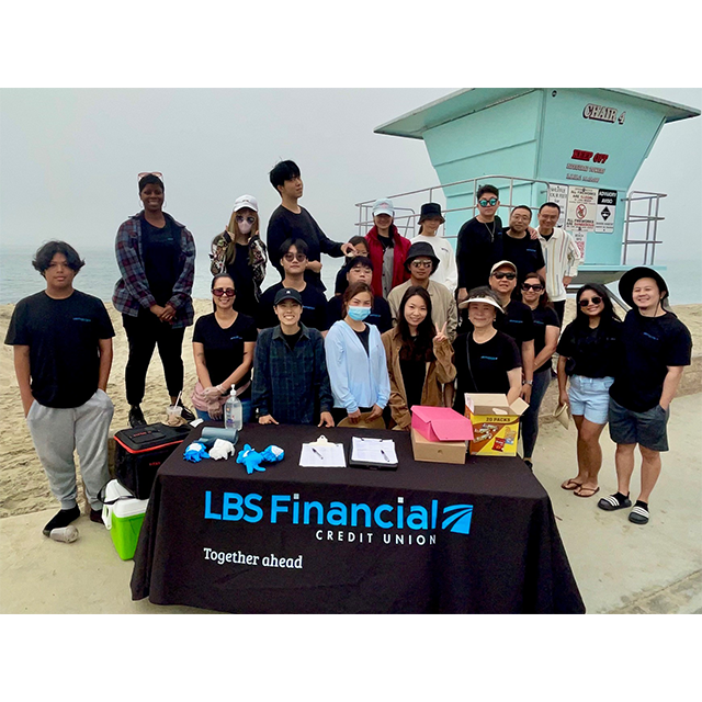 LBS Financial Volunteers Clean Up Long Beach Coastline - LBS Financial