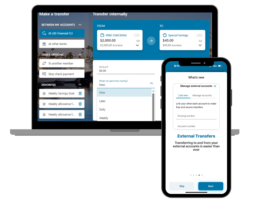 New Online & Mobile Banking - LBS Financial